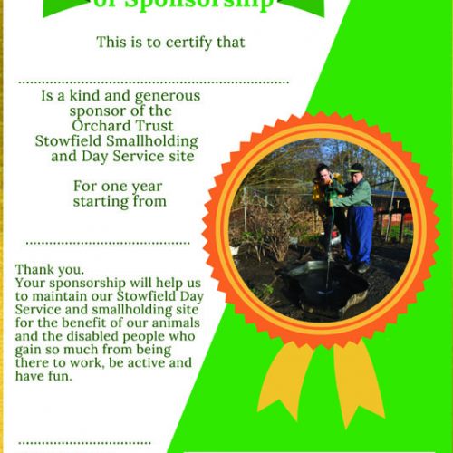 Support the Smallholding - The Orchard Trust